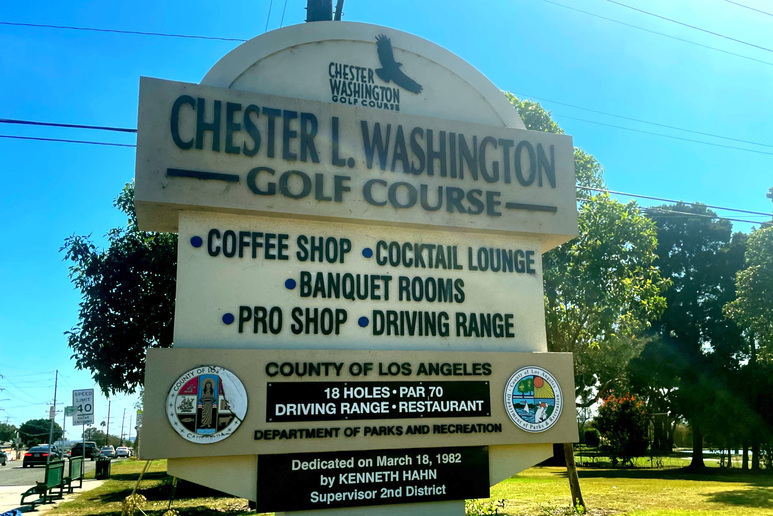 The Chester Washington Golf Course owes its place in history to Charlie ...